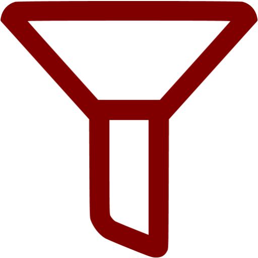 Maroon empty filter icon - Free maroon filter icons Maroon empty filter icon - Free maroon filter icons